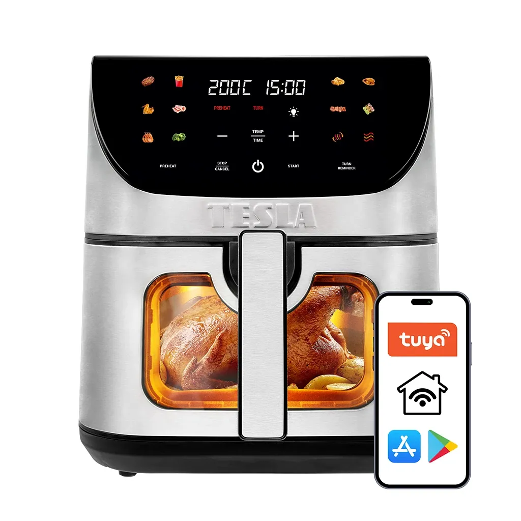 TESLA AirCook Q70 XXL WiFi Pro - multifunkční digitální horkovzdušná ...