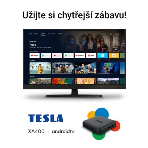 Multimediální centrum TESLA MediaBox XA400 Android TV | TESLA ...