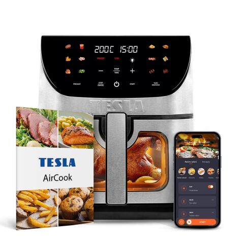 Horkovzdušná fritéza s WiFi ovládáním TESLA AirCook Q70 XXL WiFi Pro ...